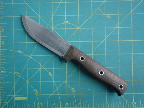 Condor Swamp Romper, Fixed Blade Knife, 4.75" 1075 HCS, Walnut Handle ...