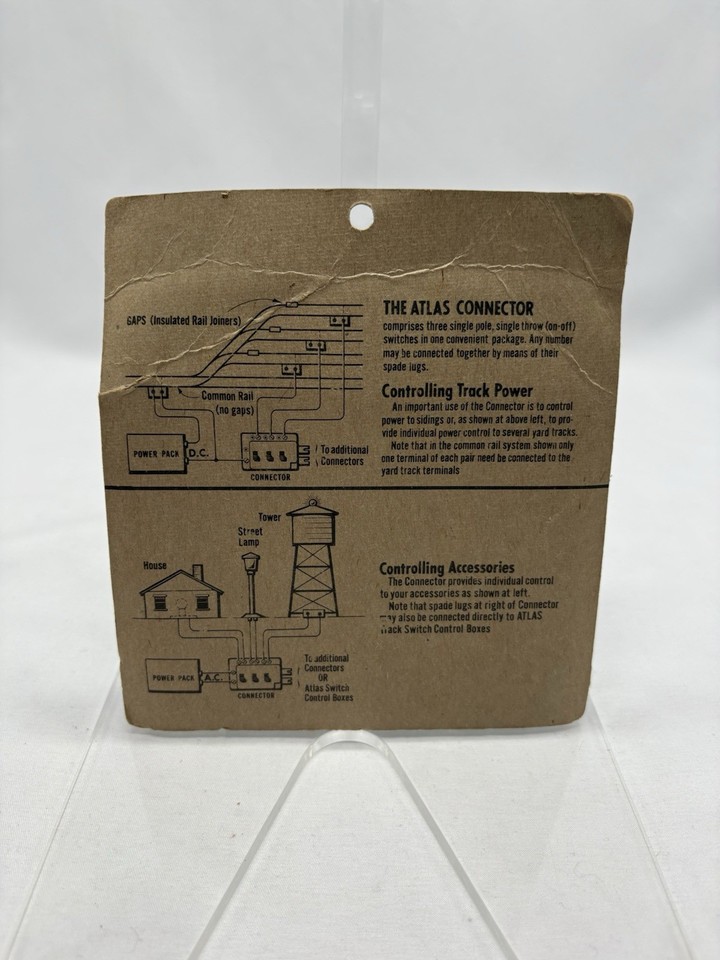 ATLAS #205 Custom Line Connector 3 Single Pole Single Throw Switches ...