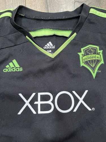 2014-15 Seattle Sounders FC Adidas Black Third Kit 24 Months MLS Soccer ...