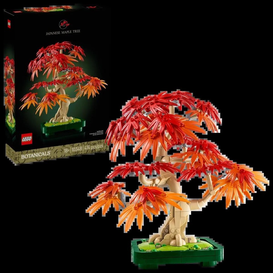 LEGO Botanicals Japanese Maple Tree Set 10348 474 Pieces Shelfwear On ...