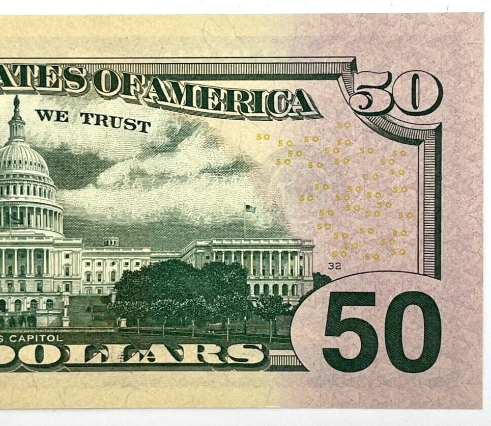 NEW Uncirculated $50 FIFTY Dollar Bill Series 2017A ONE NOTE | eBay