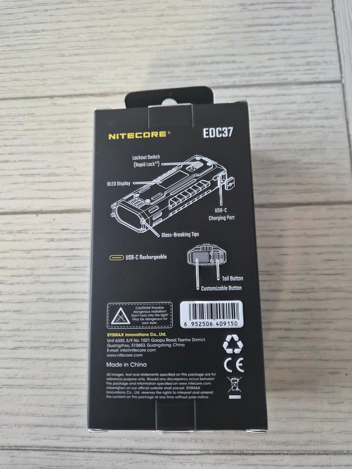 Nitecore EDC37 8,000 Lumens Ultra Slim High Performance Flashlight | eBay