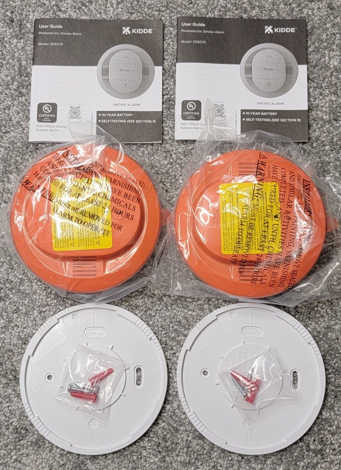 Kidde 20sd10 Smoke Detector Alarm with LED Warning Lights Read Open Box ...