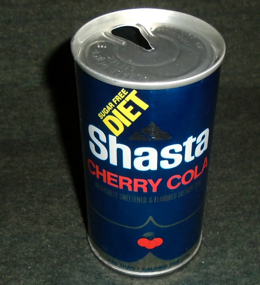 Rare Diet Shasta Cherry Cola Vintage "Ring Pull" Soda Can | eBay