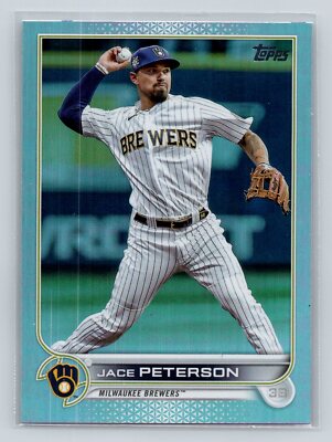 2022 Topps Update Jace Peterson Rainbow Foil #US12 Milwaukee Brewers | eBay