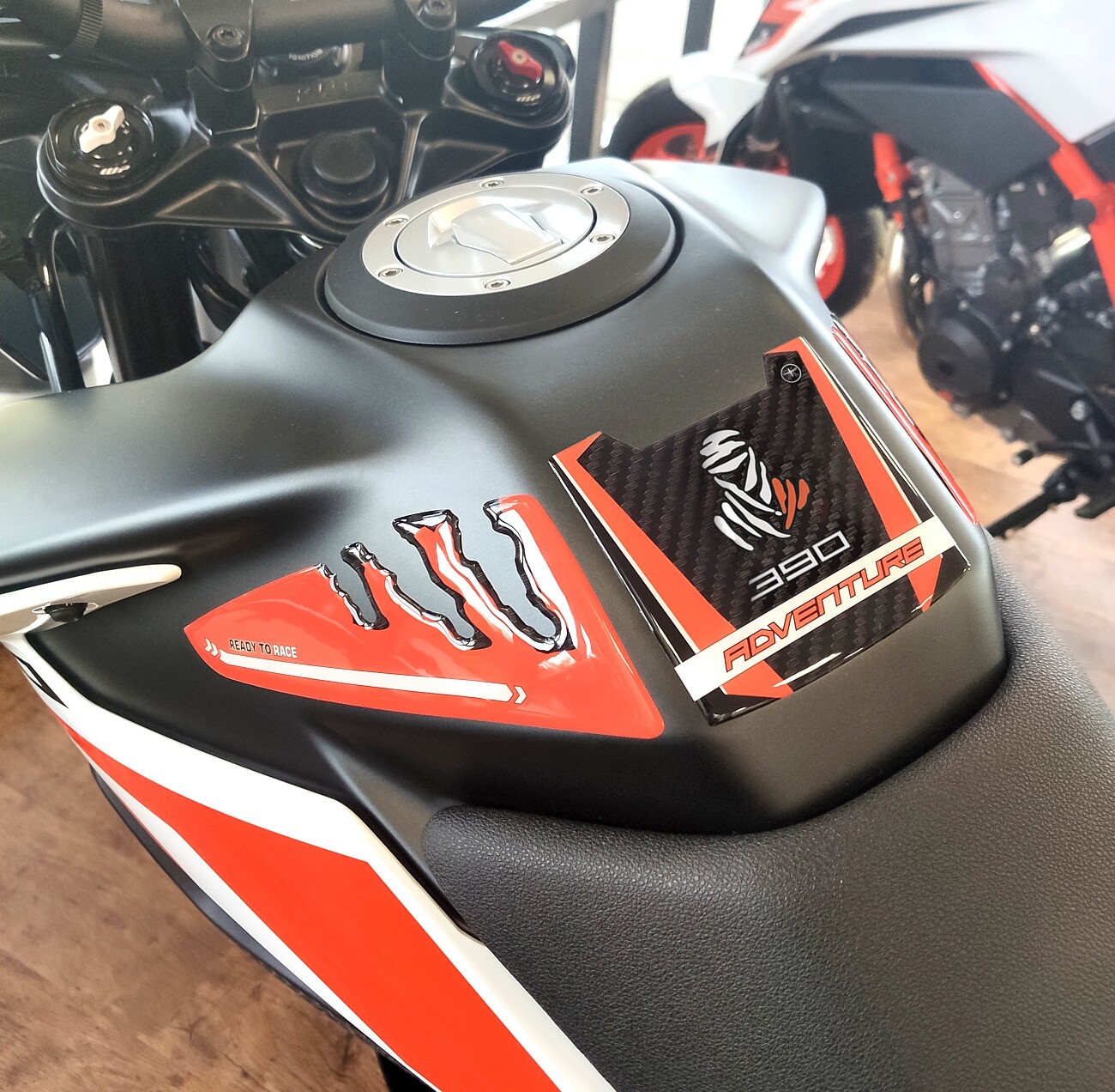 Tank Pad Sticker Resin Gel 3D for Motorcycle Compatible KTM 390 ...