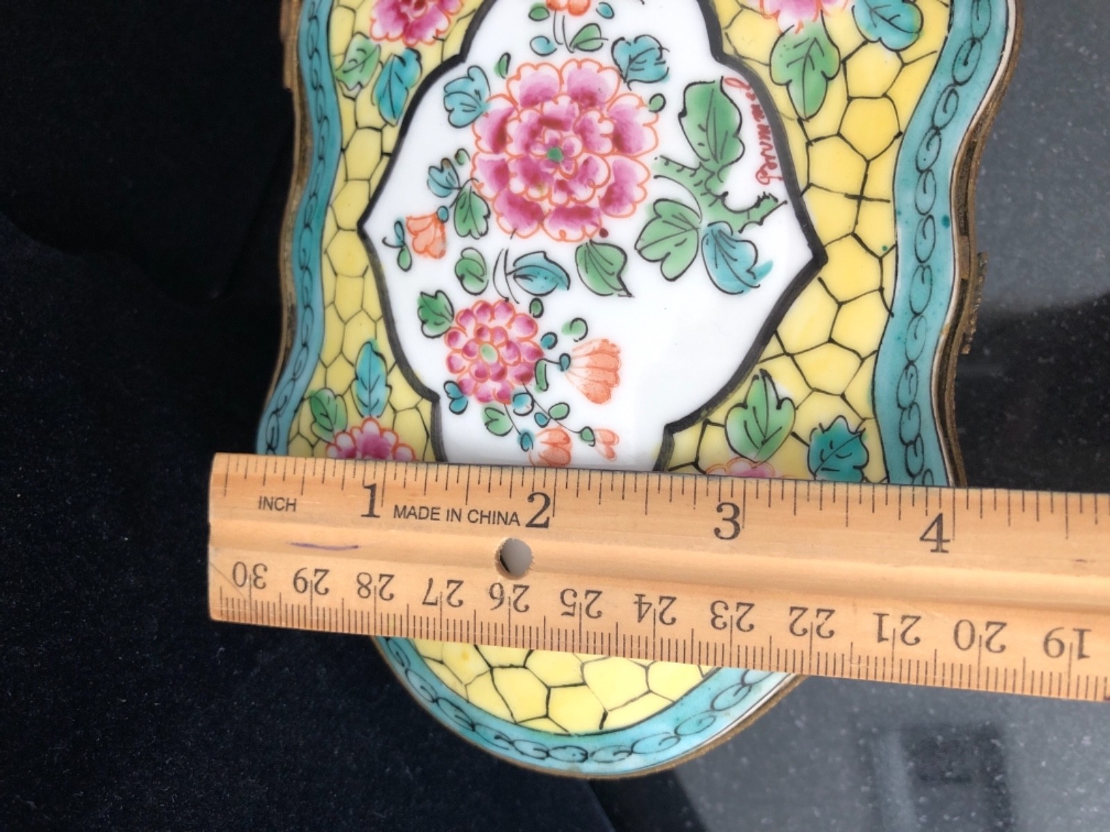 19th Century Antique X large trinket box FBS FerdInand Co France signed ...