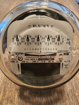 Electric Watthour Meter 240 Volt - Standard Residential ABB/Elster | eBay