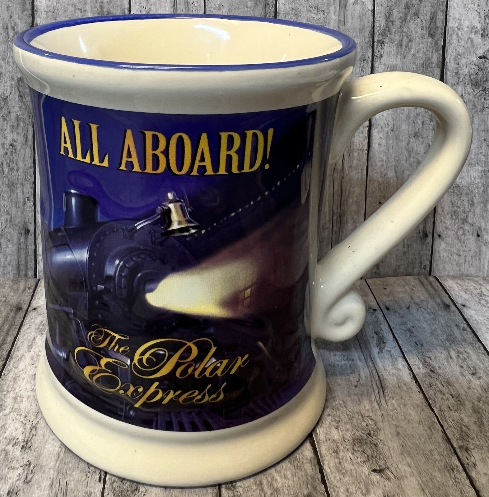 Warner Bros The Polar Express Coffee Cup Mug All Aboard Believe ...