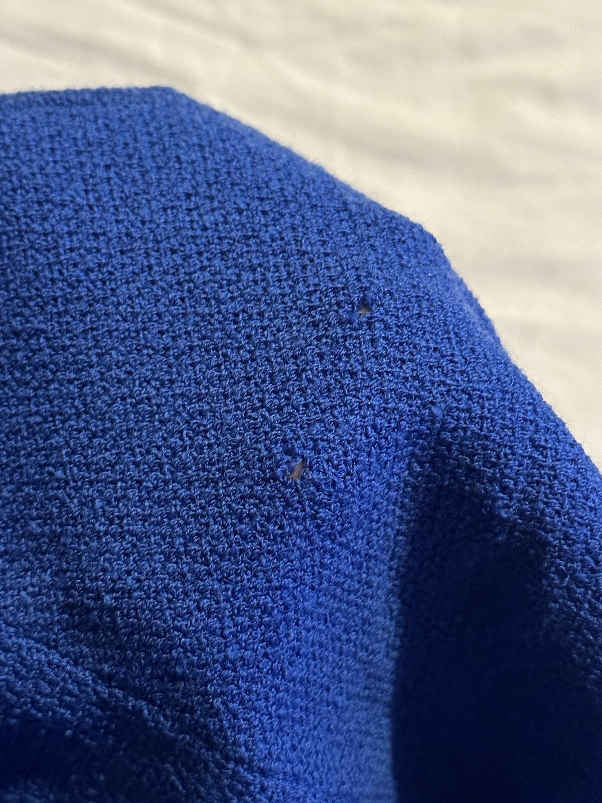 St. John Collection Royal Blue Zipper Jacket 3/4 Slee… - Gem