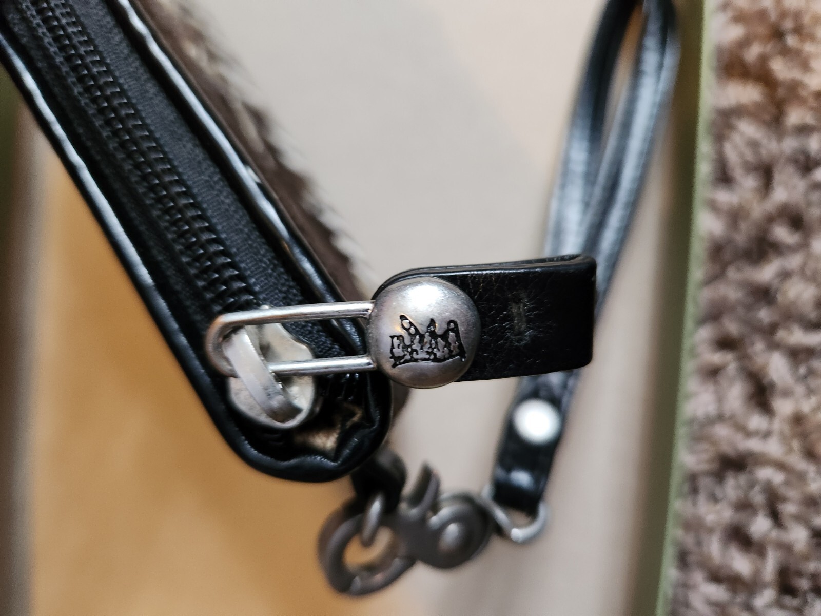 Vintage Juicy Couture Princess Crown Leather Velour Zip Wallet Pockets Y2K | eBay