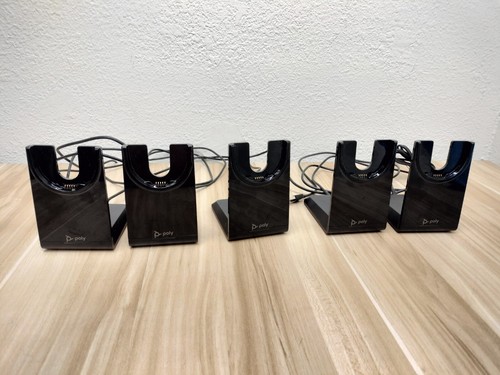 (LOT OF 5) Plantronics 214183-101 Poly Voyager Charging Base Only | eBay