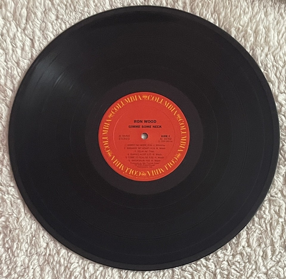 RON WOOD ‘Gimme Some Neck’ Classic Rock VINYL RECORD [JC 35702] | eBay