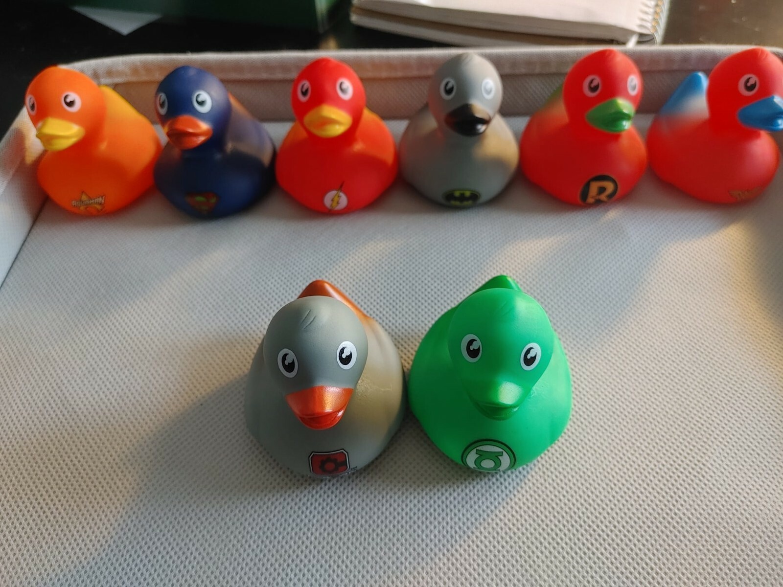 DC Comics Rubber Ducks 2" - Set of 8 - Perfect for Duck, Duck, J33P or ...
