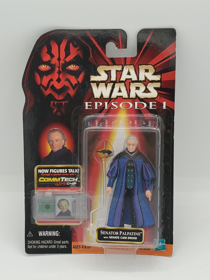 Star Wars Senator Palpatine with Senate Cam Droid CommTech EP1 3.75 ...