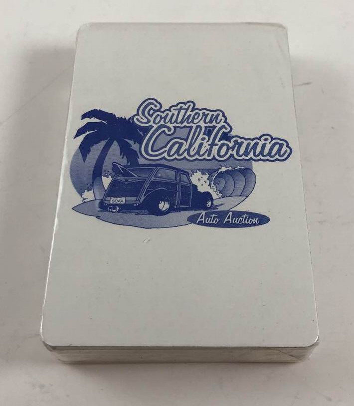 Vintage SOUTHERN CALIFORNIA AUTO AUCTION Playing Cards | eBay