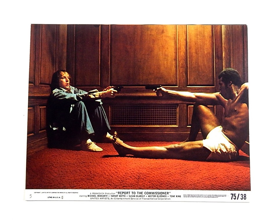 Report To The Commissioner Movie Lobby Card Set of 8 8x10 Vintage Kotto ...