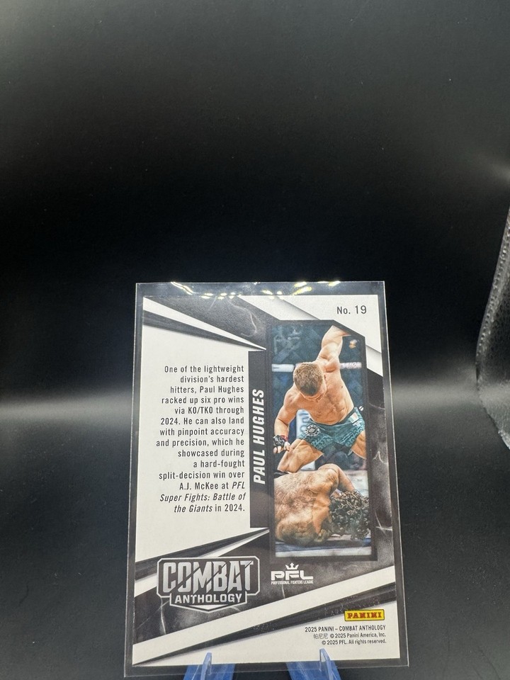 2025 Panini Combat Anthology Ring Bell Parallel /49 Paul Hughes #19 | eBay