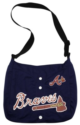 Atlanta Braves MLB Team Jersey Style Veteran Tote Bag 15" x 4" X 14" | eBay