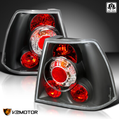 Black Fits 1999-2005 Volkswagen Jetta Bora MK4 Tail Lights Brake Lamp ...