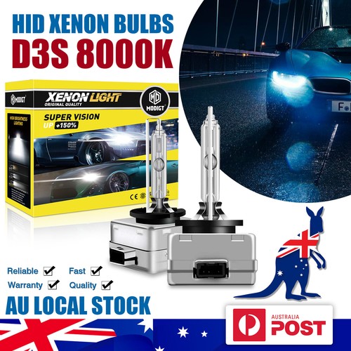2X OEM D3S Xenon HID Headlight Globe Bulbs 8000K For Ford Dodge Volvo ...
