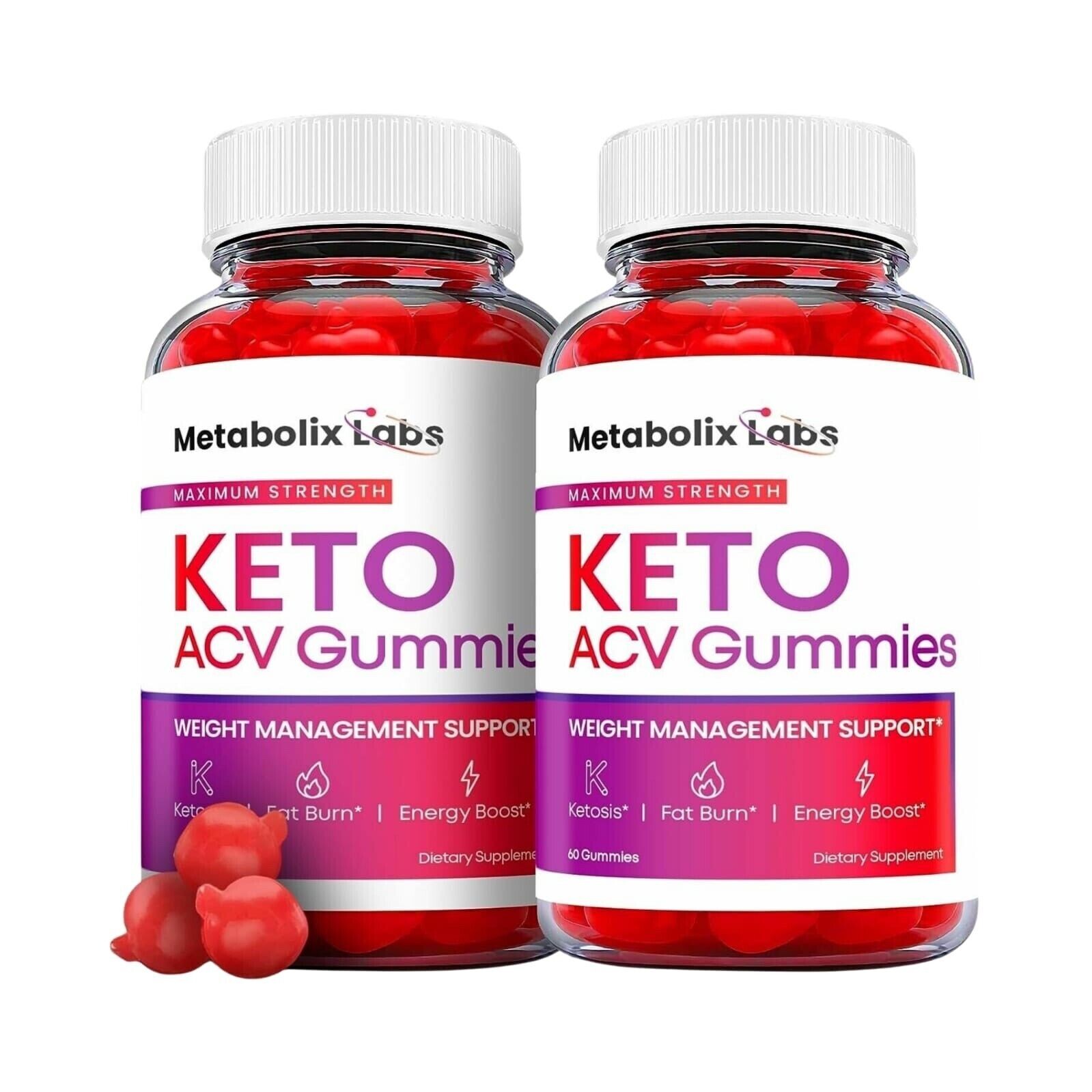 2-Pack Metabolix Labs Keto Gummies - Metabolix Labs Keto ACV Gummies-120 Gummies | eBay