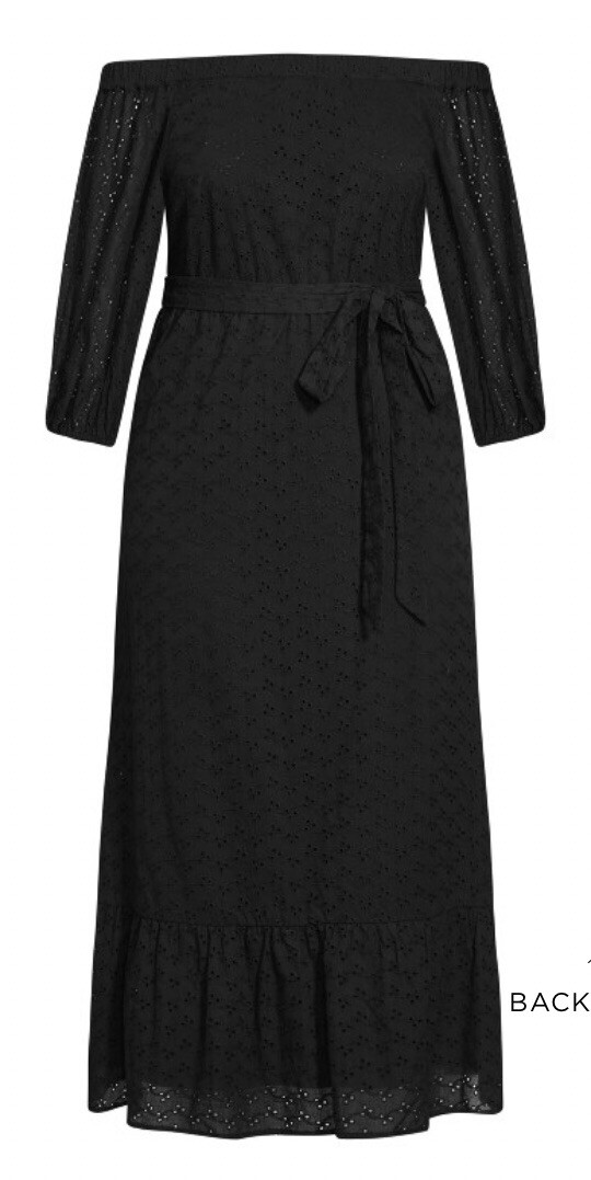 City Chic Refinity Plus Size XS 14 16 Black Ivy Maxi Dress. NWT. RRP ...