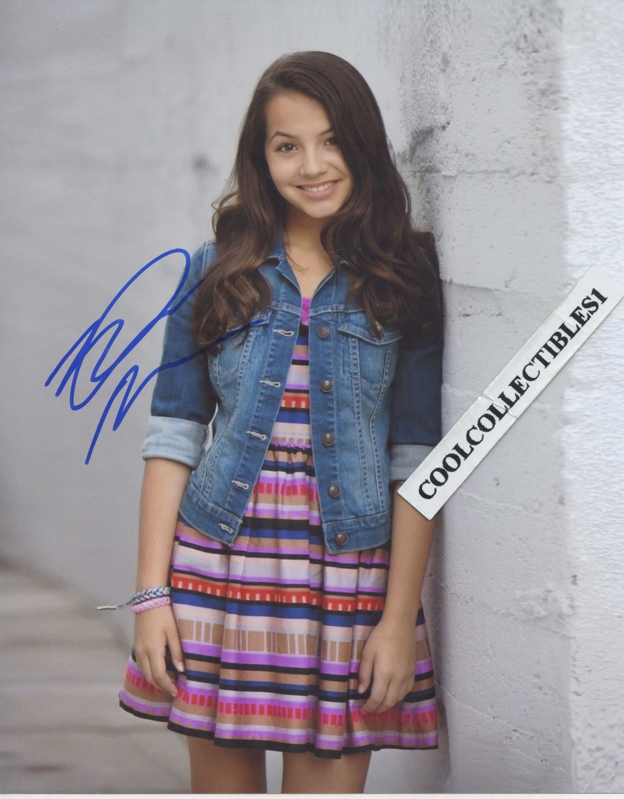 ISABELA MONER MERCED IN PERSON SIGNED 8X10 COLOR PHOTO COA SUPERMAN ...