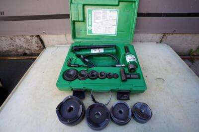 Greenlee 7310 1/2 to 4 inch Hydraulic Knock Out Punch and Die Set | eBay