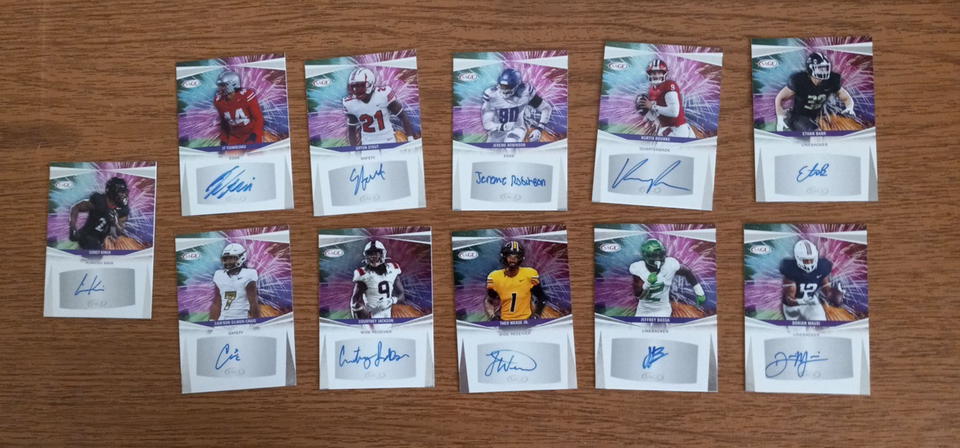 2025 Sage Football High Series AUTO Singles - Create Own Lot | eBay