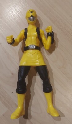 Power Rangers Yellow Ranger 9" Action Figure Beast Morphers 2019 Hasbro ...