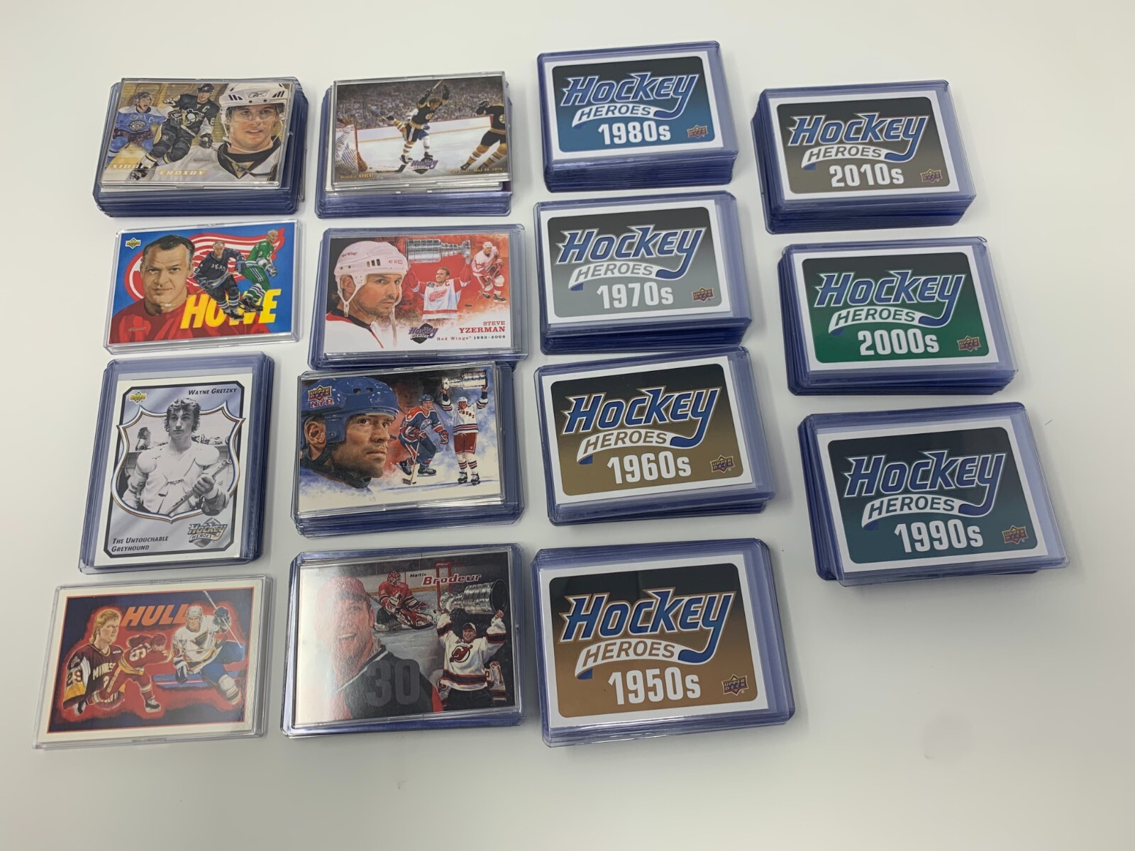 Upper Deck Hockey Heroes Master Set - Gretzky Hull Howe Crosby Orr ...