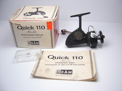 * VINTAGE DAM QUICK 110 MICROLITE SPINNING FISHING REEL IN BOX * | eBay