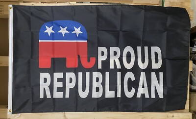 Republican Flag FREE SHIP Save America Vote Republican Red Wave USA ...