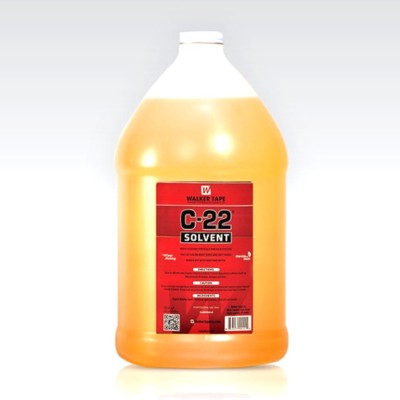 C22 SOLVENT adhesive glue remover cleaner GALLON SIZE lace wig toupee ...