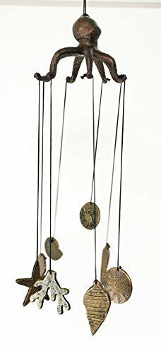 Aluminum Coastal Sea Giant Octopus Kraken Resonant Relaxing Wind Chime ...