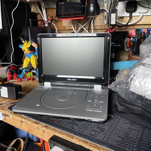 Bush PDVD-312 10’’ Portable DVD Player. Works Off Car Adapter. Included ...