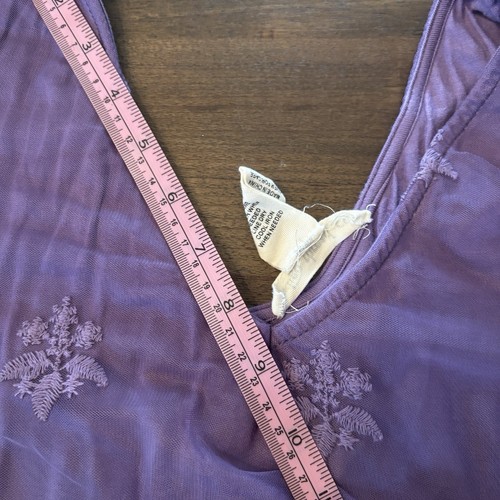 Indigo Thread Purple Crochet Lace Boho Romantic Cottagecore Sleeveless ...