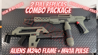 Aliens - M240 Flame Thrower - Plus M41A Pulse - Massive 3D Prints ...