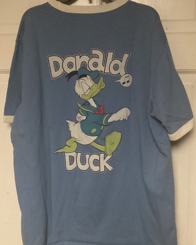 Uniqlo UT Sounds of Disney Donald Duck Double Sided Ringer T-Shirt, Men ...