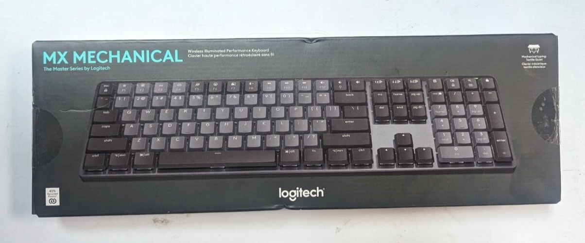 Logitech MX MECHANICAL Wireless Illuminated Keyboard 920-010547 ...