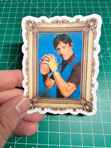 Uncle Rico Portrait - Laminated Vinyl Sticker - 3"x4" - Napoleon ...