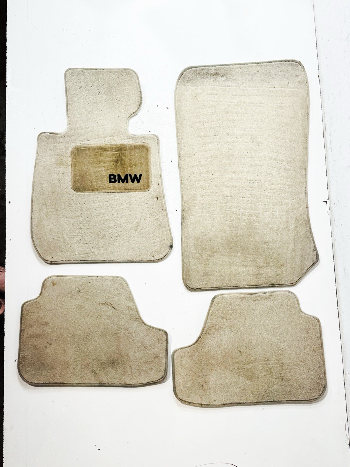 2007-2011 BMW e92 328i COUPE BEIGE FLOOR MATS RUGS CARPET SET OF 4 OEM ...