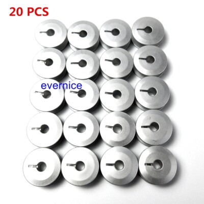 20 PCS LARGE ALUMINUM BOBBINS for Babylock Baby Lock Jewel 18" | eBay