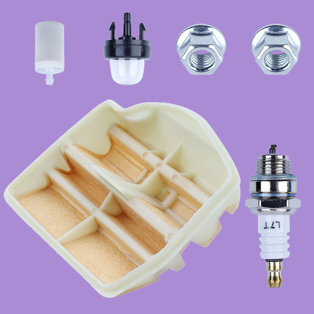 Air Filter Tune Up Kit For Husqvarna 445 450 Rancher 445E II Chainsaws ...