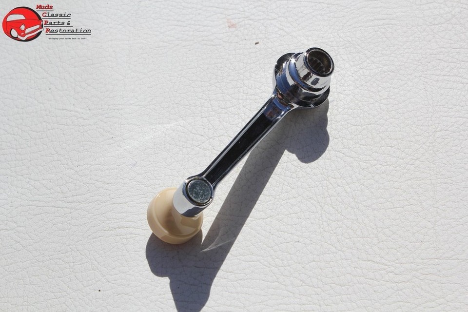 41-48 Chevy Car Door Handle Window Regulator Cranks Ivory Escutcheons 8 ...