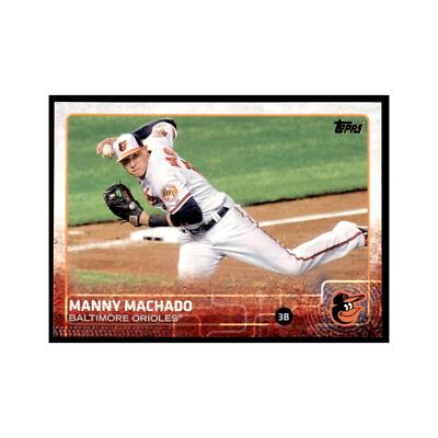 Manny Machado 2015 Topps #136 Baseball Cards Baseball Card NM | eBay
