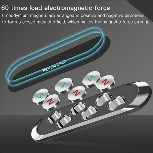 Magnetic Strip Shape Car Phone Holder Stand For iPhone Magnet Mount ...