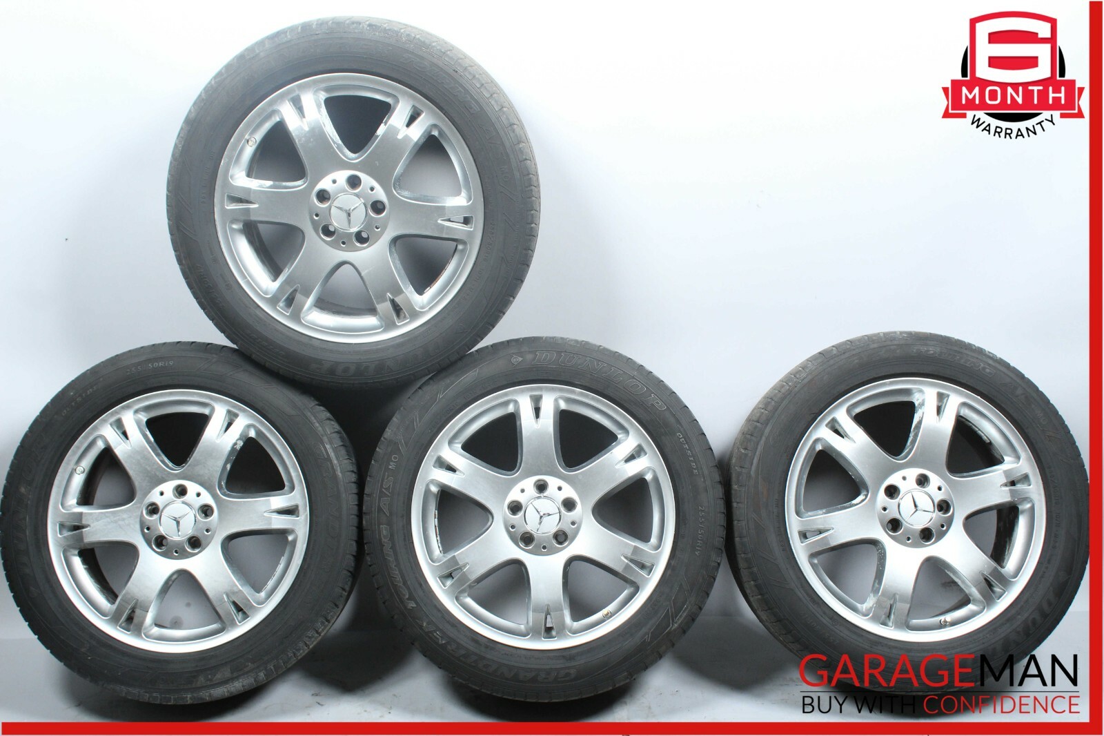 06-08 Mercedes W164 ML350 Complete Wheel Tire Rim Set of 4 Pc 8Jx19 H2 ...