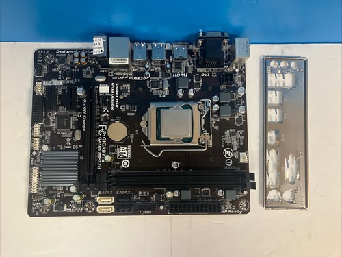 GIGABYTE GA-H81M-S2H SOCKET 1150 With Intel Pentium G3240 CPU + I/O ...